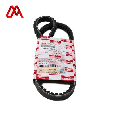 China 5-87610063-0 Cooling Fan Belt 5876100630 for ISUZU FRR NPR 4J4H for sale