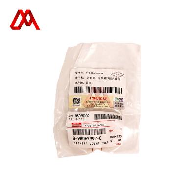 China IZUMI  8-98065992-0 Leak Off Pipe Joint Bolt Gasket 8980659920 For ISUZU 4HK1 6UZ1 VC46 for sale