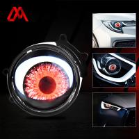 China IZUMI Multicolor Demon Eyes 3 Inch LED Projector Auto Accessories For Cars for sale