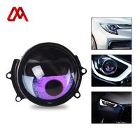 China IZUMI Multicolor Demon Eyes 3 Inch LED Projector Auto Accessories For Cars for sale