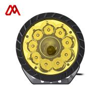 China 100W 9000LM 3700-3900K Yellow Color H4 Led Working Light 7 inch Laser Spotlight XM-7IN-10P-002 for sale