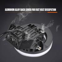 China 4.5 Inch Yellow-White Dual-colour Aperture Light XM-112-02P-R-001 35W 2800LM 6500K H4 Led Working Light for sale