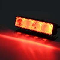 China 10W 300LM 6-Inch Red Ambient Light XM-154-S-04P-001-LR H4 LED Working Light for sale