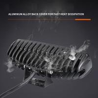 China 6.3 Inch Warning Ambient Light 24W 1200LM 6000K H4 XM-160-S-06P-001-R for sale
