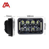 China 4*6 Inch LED Rear Vehicle Turn Indicator Light 42W 2500LM 6500K H4 XM-168-S-11P-001-LT for sale