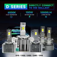 China D Series 100W 10000 Lumens 6500K Cool White D1S/D1R D2S/D2R D2H D3S/D3R D4S/D4R D5S/D5R D8S/D8R Headlamp Bulbs for sale