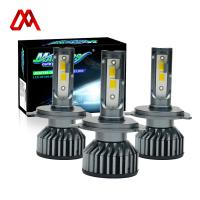 China F2 75W 7500 Lumens 3000K Yellow 9004 9007 H4 H13 LED Headlights Bulbs for sale