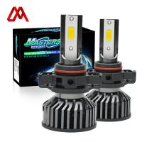 China F2 75W 7500 Lumens 6500k Cool White H3 H7 H11 LED Headlights Bulbs for sale