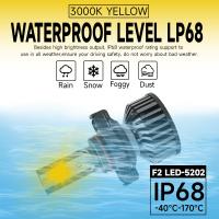 China F2 75W 7500 Lumens 6500k Cool White H3 H7 H11 LED Headlights Bulbs for sale