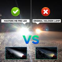 China M8pro 130W 13000 Lumens 6500K Cool White H1 H7 H11 Headlights Bulbs for sale