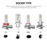 China V03 64W 6200LM 6000K 3570 Chips 9005/H11/H4/H7 LED Headlight Bulb for sale