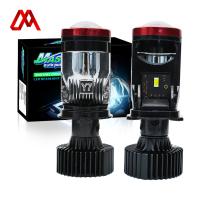 China A9R 100W 10000LM 6500K 3570 Chips H4 Led projector Mini Lens for sale