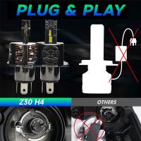 China Z30 130W 13000 Lumens 6500K Cool White  H1 H4 H7 LED Headlights Bulbs for sale