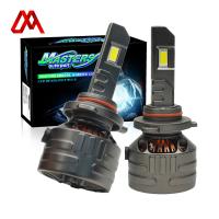 China KV50 160W 16000 Lumens 6500K Cool White H4 H7 9005 LED Headlight Bulbs for sale