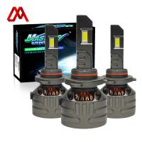 China KV50 160W 16000 Lumens 6500K Cool White H4 H7 9005 LED Headlight Bulbs for sale