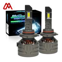 China KV50 160W 16000 Lumens 6500K Cool White H4 H7 9005 LED Headlight Bulbs for sale