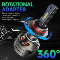 China KV50 160W 16000 Lumens 6500K Cool White H4 H7 9005 LED Headlight Bulbs for sale