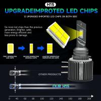 China H15 65W 6500 Lumens 6000K  Headlight Function LED Headlight Bulbs for sale