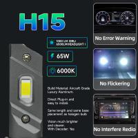 China H15 65W 6500 Lumens 6000K  Headlight Function LED Headlight Bulbs for sale