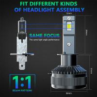 China KV80 140W 14000 Lumens 6500K Cool White  H1 H7 H11 Headlights Bulbs for sale