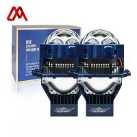 China A100 Lens LED Laser / Hi / Lo Beam 90W 9000 Lumens 3 Inch Dual Laser Projector for sale