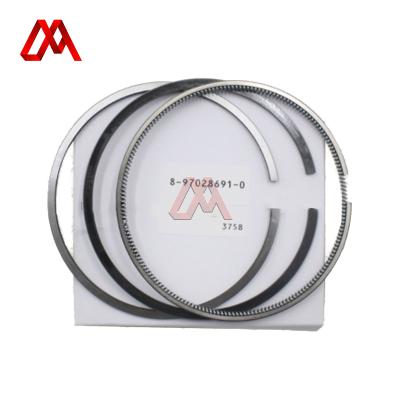 China 8970286910 8970760470 8-97028691-0 8-97076047-0 Standard Piston Ring Set for ISUZU NPR66 4HF1 for sale
