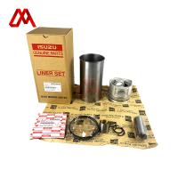 China Truck Spare Parts Engine Cylinder Liner Kit for ISUZU 6BG1-4R 1878124860 1-87812486-0 SH240-3 SH200 A3 for sale