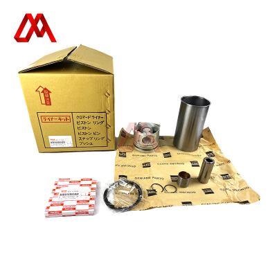 China 5-87813187-0 5878131870 Engine Cylinder Liner Set for ISUZU 4JB1 NKR55 for sale