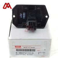 China 8-98074-113-0 8-98074113-0 8980741130 Blower Unit Resistor for ISUZU FRR for sale