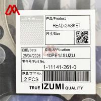 China 1-11141261-1 Cylinder Head Gasket 1111412611 Suitable for ISUZU CXZ81 10PE1 for sale