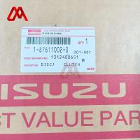 China 1-87611002-0 1-31240865-1 Clutch Disc 1876110020 1312408651 Suitable for ISUZU CXZ51K 6WF1 for sale