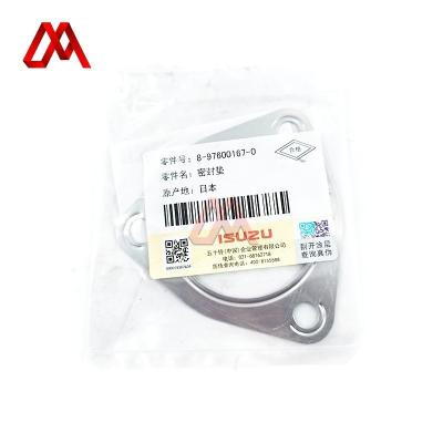 China Durable Engine EGR Seal Gasket 8-97600167-0 8976001670 Truck Repair Parts For Isuzu Vehicle for sale