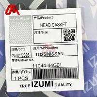 China Nissan TD25 Truck Parts Cylinder Head Gasket 11044-44G01 High Temperature Resistant Cylinder Gasket for sale