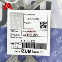 China High Quality Truck Engine Cylinder Head Gasket 11115-1722 Suitable for W04CT Engine Repair Parts for sale