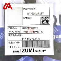 China OEM Standard 11115-74110 Cylinder Bed Gasket Truck Engine Sealing Component 3SFE Series for sale