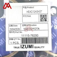 China High Quality Cylinder Head Gasket 11115-78200 Auto Truck Repair Parts Suitable for 1DZ Diesel Engine for sale