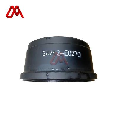 China S4742-E0270 Front Left Brake Drum S4742E0270 for HINO 500 (E-5/22.5) for sale