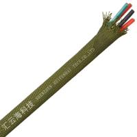 China Wear Resistance Cotton Braided Net Tube for USB Wire Cable Protection -75°C to 125°C for sale