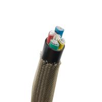 China Self Closing PET Braided Sleeve Split Wrap Braided Sleeving Expandable for sale