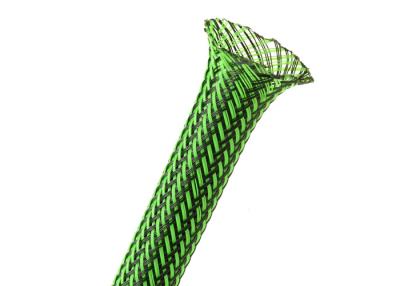 China Durable Expandable PET Braided Wire Sleeving with UL94-V0 Rating and -60°C to +150°C Temperature Range for sale