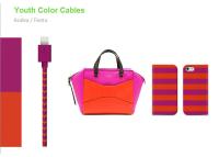 China Soft Colorful Cotton Braided Wire Sleeve 1/8