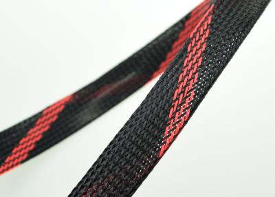 China Halogen Free Electrical Wire Protective Sleeves PET Nylon Braided Cable Sheath for sale
