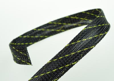 China Colorful PET Expandable Braided Sleeving 8mm 10m Heat Proof Cable Harness Protection for sale
