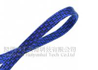 China Blue Wear Resistant Cotton Braided Sleeving - 1/8