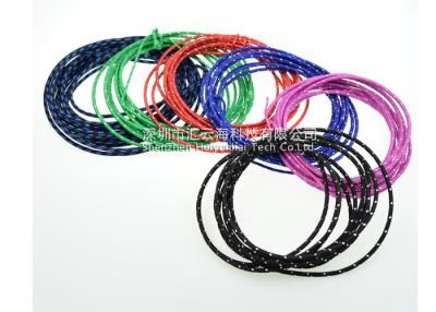 China High Density Cotton Braided Cable Sleeving Halogen Free 1/8 to 1 3/4 Inch for sale