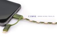 China High Density Matte Solid Cotton Braided Sleeving Cable Cover 1/8 to 1 3/4 Inch for sale