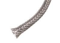 China Tinned Copper Braided Sleeving with 95% Shield Coverage for EMI/RFI Protection in Aerospace and High-Speed Rail Applications for sale