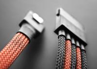 China Black Braided Nylon Sleeve 1-100mm Diameter Expandable Cable Protector PA6.6 Material VW-1 Rated for sale