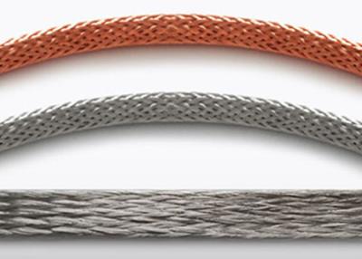 China Flexible Tinned Copper Braided Sleeving 0.3-4000 SQMM for EMI/RFI Shielding and High Temperature Applications for sale