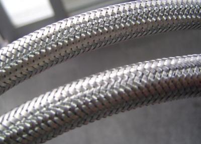 China Stainless Steel Braided Sleeving Flexible Conduit 1MM-100MM Size Range with 0.05MM-0.15MM Wire Diameter for sale